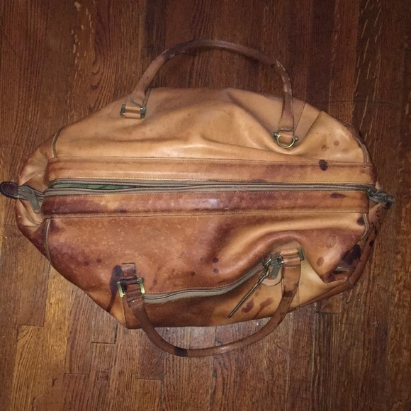 Hartmann | Bags | Vintage Hartman Brown Leather Duffel Bag 8x12x9 ...